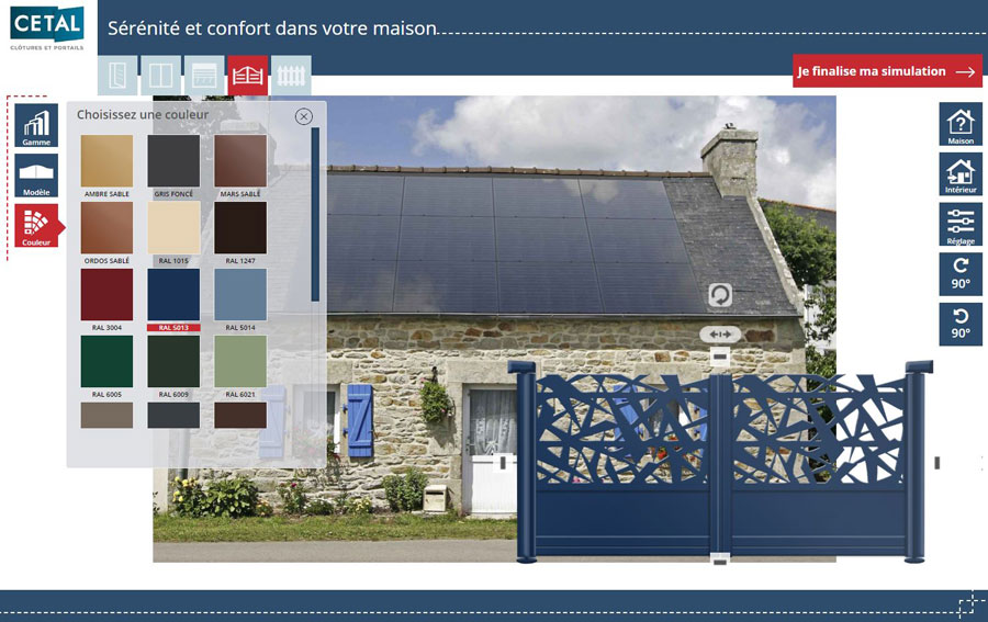 Configurateur de portails- Cetal