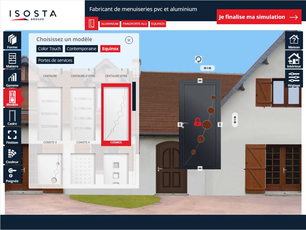 Configurateur de portes